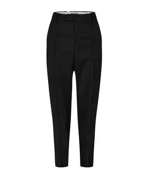 Bottega Veneta Minimalist Straightleg Trousers - Black