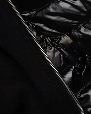 Moose Knuckles Grid 3-in-1 Wool Bomber Jacket