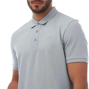 Hugo Boss Light Dustyblue Shortsleeve Polo Shirt