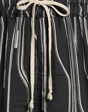 Rick Owens Striped Satin Shorts