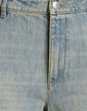 MAXCO. Wide-leg Faded Denim Trousers