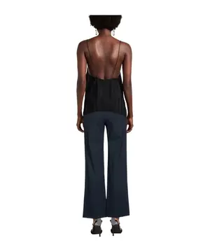 Max Mara Loose Straight-leg Pants With Drawstring Waist