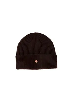 Casablanca Wool Rib Knit Beanie