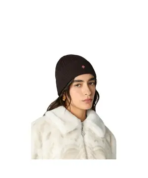 Casablanca Wool Rib Knit Beanie