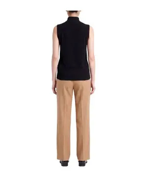 Max Mara Sleeveless High Neck Knit Top