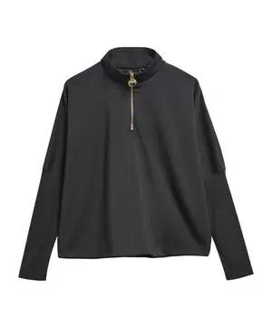 Barbour Half-zip Stand Collar Sweatshirt