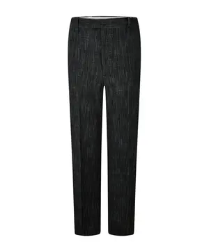 Bottega Veneta Elegant Straightleg Trousers - Black