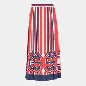Gucci Elegant Pleated Midi Skirt