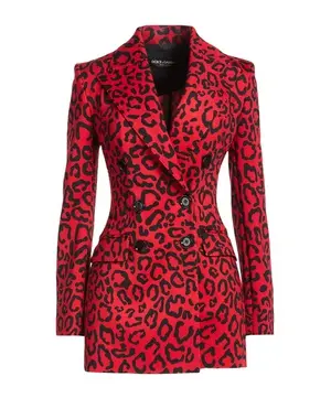 Dolce & Gabbana Double-breasted Leopard Print Blazer