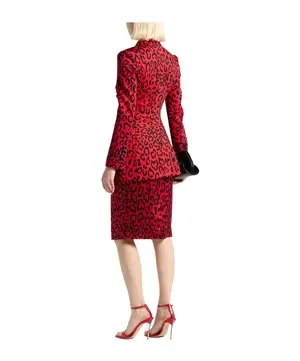 Dolce & Gabbana Double-breasted Leopard Print Blazer