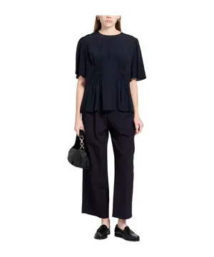 Chloé Solid-color Short-sleeved Top