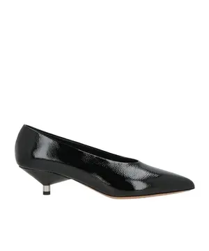 Isabel Marant Étoile Patent Leather Kitten Heel Pumps - Black