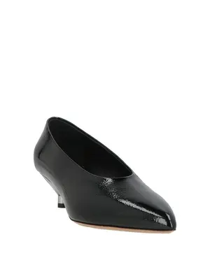 Isabel Marant Étoile Patent Leather Kitten Heel Pumps - Black