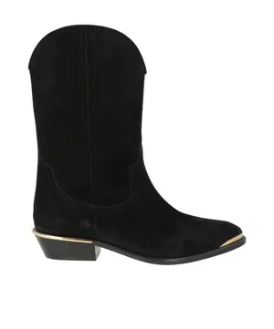 Isabel Marant Étoile Suede Cowboy Ankle Boots