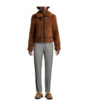 Max Mara Plaid Tapered Trousers