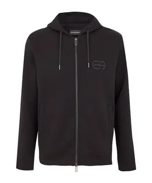 Emporio Armani Fullzip Hoodie - Black