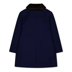 Gucci Double Breasted Fur Collar Coat