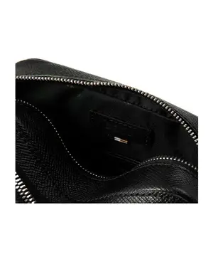 Hugo Boss Crossgrain Leather Crossbody Bag