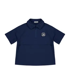 Dolce & Gabbana Short Sleeve Collared Shirt With Zipper Detail