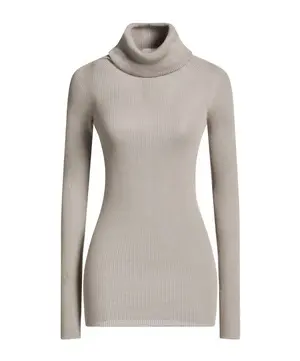 Rick Owens Solid Colour Polo Necks - Grey