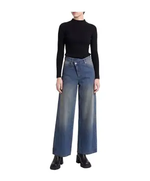 MAXCO. Loose Fit Wide Leg Jeans