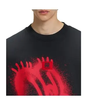 Hugo Boss Crewneck Jumper With Graphic Print