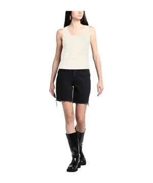 Max Mara Sleeveless Solid-colored Knit Tank Top