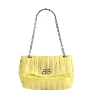 Balenciaga Solid Colour Shoulder Bags - Yellow