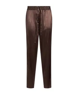 Dolce & Gabbana Plain Colour Casual Trousers - Brown