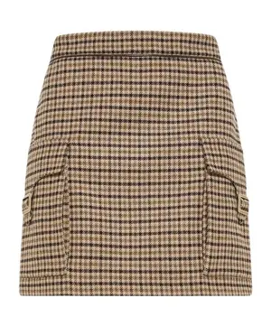 Seventy Plaid Mini Skirt
