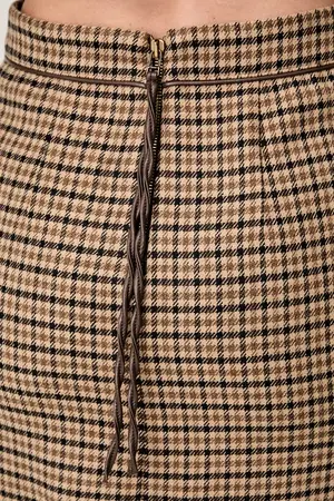 Seventy Plaid Mini Skirt