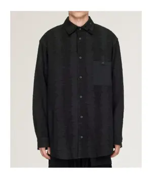 Y3 Long-sleeve Shirt With Decorative Stitching