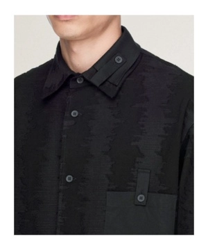 Y3 Long-sleeve Shirt With Decorative Stitching