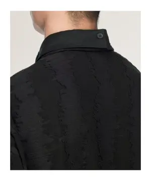 Y3 Long-sleeve Shirt With Decorative Stitching