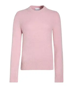 GANNI Solid Colour Jumpers - Pink
