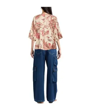 Max Mara Floral-print Silk Tops