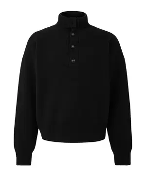 AMI Paris Turtleneck Sweater With Buttons