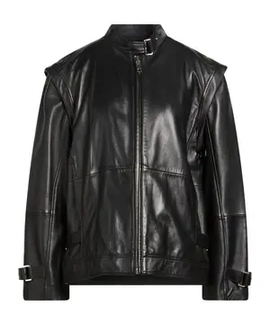 MAXCO. Max&co. Leather Biker Jacket