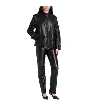 MAXCO. Max&co. Leather Biker Jacket