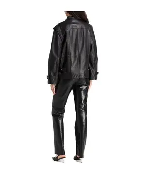 MAXCO. Max&co. Leather Biker Jacket