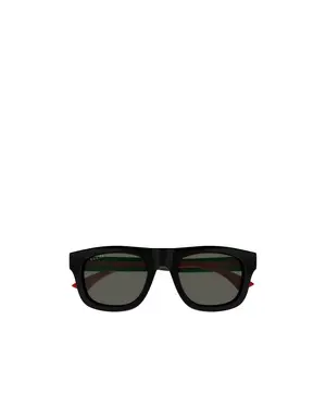 Gucci Acetate Square Sunglasses - Black