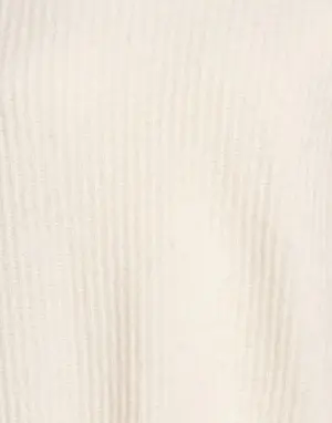 MAXCO. Solid-colored Ribbed Knit Top