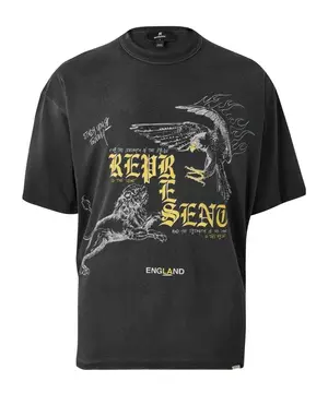 REPRESENT Crewneck Shortsleeve Tshirt - Black
