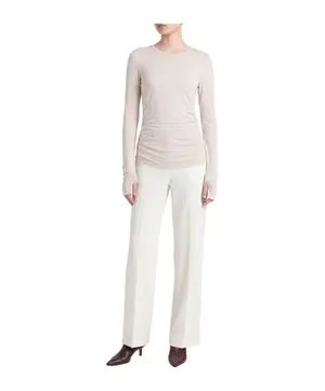 MAXCO. Solid-color Long-sleeve T-shirt