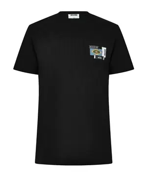 Moschino Crewneck Shortsleeve Tshirt - Black