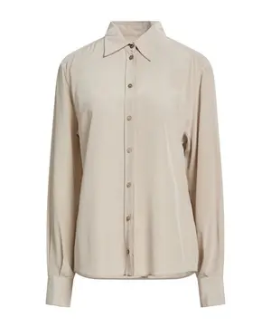 Dolce & Gabbana Solid Colour Silk Shirts - Grey