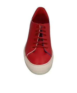 DIESEL® Leather Lace-up Round Toe Sneakers