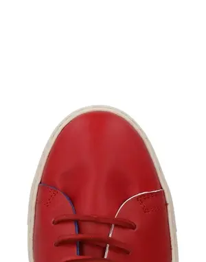 DIESEL® Leather Lace-up Round Toe Sneakers