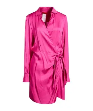Max & Co. Long Sleeve Satin Shirt Dress - No