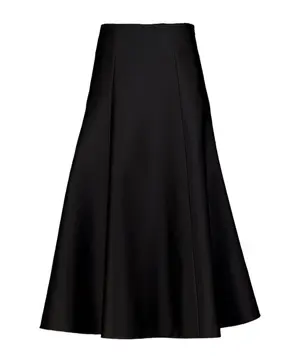 Roland Mouret Full Taffeta Midi Skirt